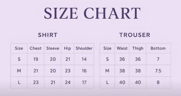 Size Guide - Alif By Moon